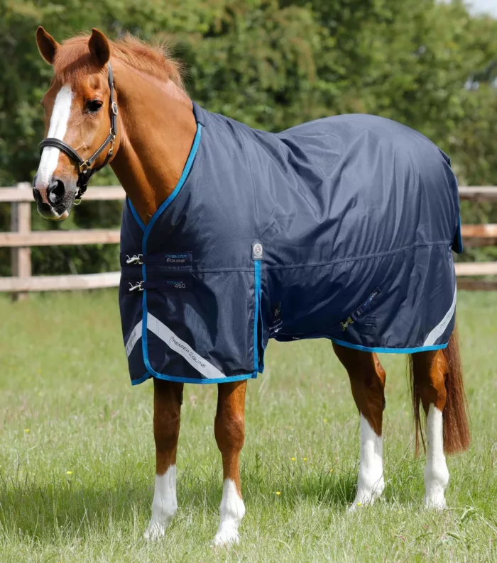 Premier Equine – Titan 450g Original Turnout Rug Navy – Various Sizes ...